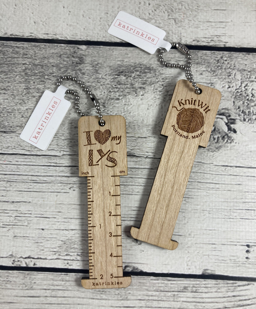 2" Ruler Tag – KnitWit Yarn Shop