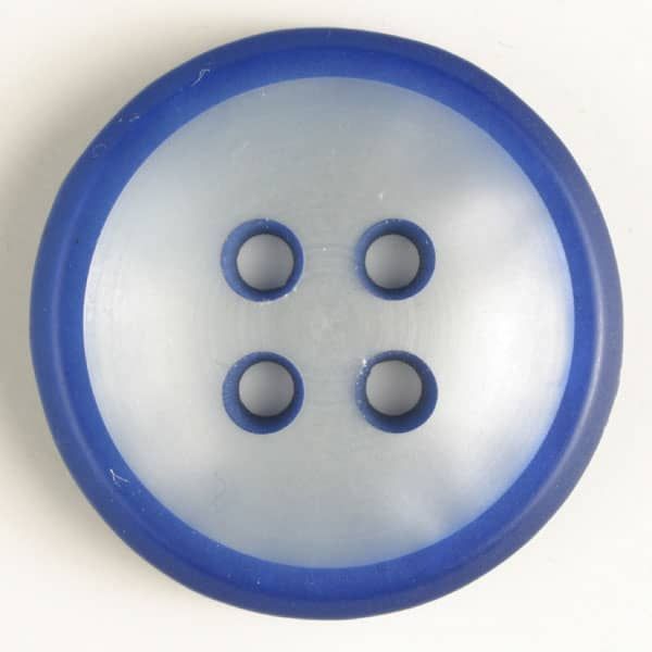 Blue and White Button – KnitWit Yarn Shop